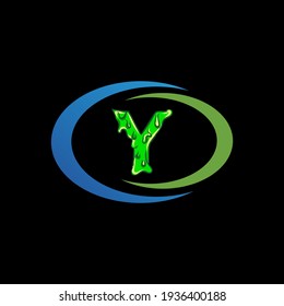 Y Unique Abstract Geometric Vector Logo Stock Vector (Royalty Free ...