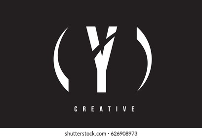 Y White Letter Logo Design White Stock Vector (Royalty Free) 626908973 ...