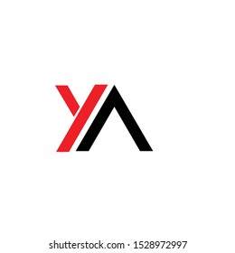 Ya Logo Letter Vector Illustration Stock Vector (Royalty Free ...