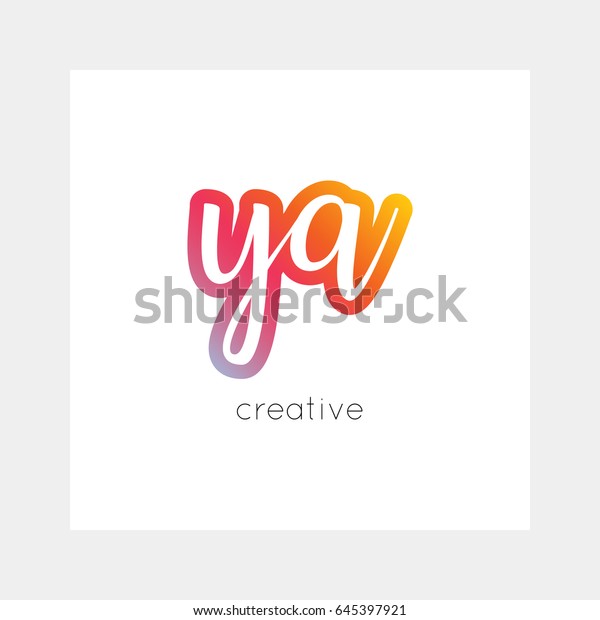 Ya Logo Vector Useful Branding App Stock Vector (Royalty Free ...