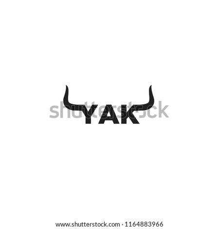 Yak Logo Icon Design Stock Vector (Royalty Free) 1164883966 - Shutterstock