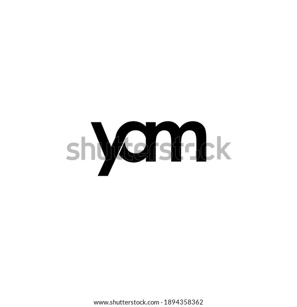 Yam Letter Original Monogram Logo Design Stock Vector (Royalty Free ...