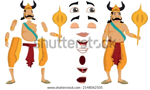 Yamraj Cartoon Vector King Terrors Angel Stock Vector (Royalty Free ...
