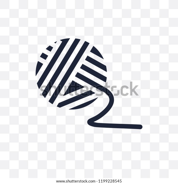 Yarn transparent icon. Yarn symbol design from Sew collection. Simple ...