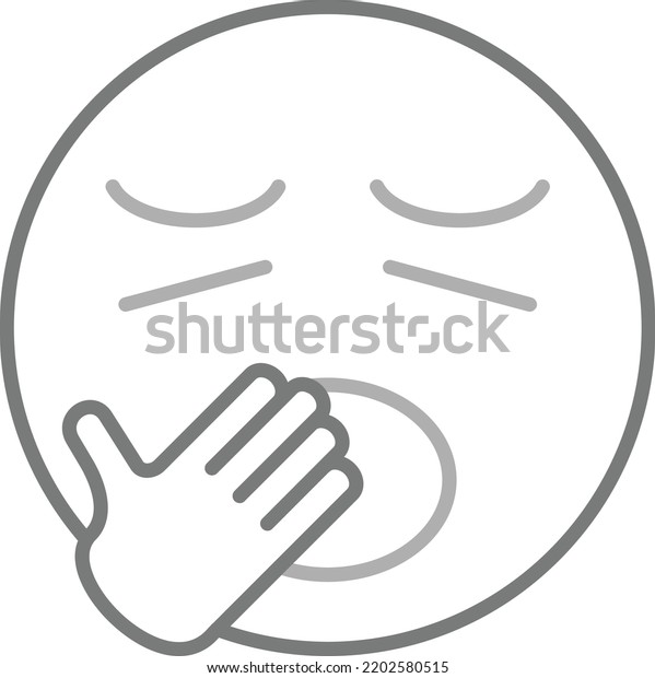 Yawn Vector Icon Can Be Used Stock Vector (Royalty Free) 2202580515 ...