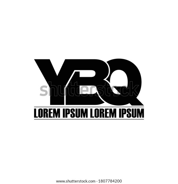 Ybq Letter Monogram Logo Design Vector Stock Vector (Royalty Free ...