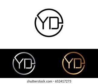 Yd Logo Letter Design Vector Red Stock Vector (Royalty Free) 652417273 ...
