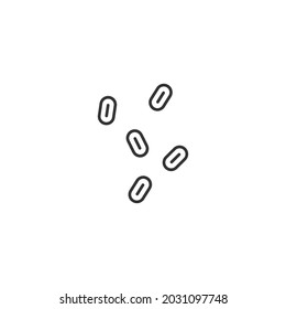 Yeast Outline Vector Icon Thin Line Stock Vector (Royalty Free ...