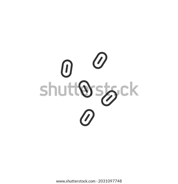 Yeast Outline Vector Icon Thin Line Stock Vector (Royalty Free ...