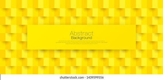 Yellow Abstract Architecture Background Copy Space Stock Vector ...