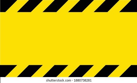 Warning Striped Square Background Warning Be Stock Vector (Royalty Free ...