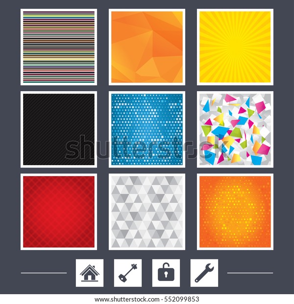 Yellow Background Carbon Fiber Texture Mossaic Stock Vector (Royalty ...