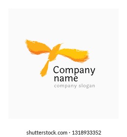 Yellow Bird Logo Bright Logotype Business Stock Vector (Royalty Free ...
