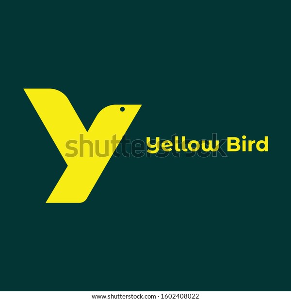 Yellow Bird Logo Company Template Vector Stock Vector (Royalty Free ...