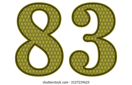 2,068 Number Eighty Three Images, Stock Photos & Vectors | Shutterstock