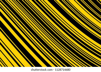 Yellow Black Striped Background Bright Pattern Stock Vector (Royalty ...