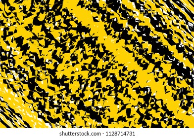 Yellow Black Striped Background Bright Pattern Stock Vector (Royalty ...