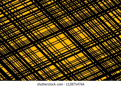 Yellow Black Striped Background Bright Pattern Stock Vector (Royalty ...