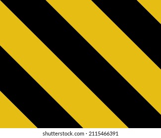 Yellow Black Stripes Angle 45 Degrees Stock Vector (Royalty Free ...