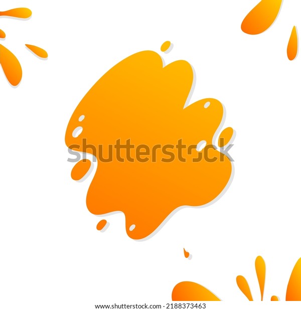 Yellow Blot Icon Isometric Illustration Yellow Stock Vector (Royalty ...