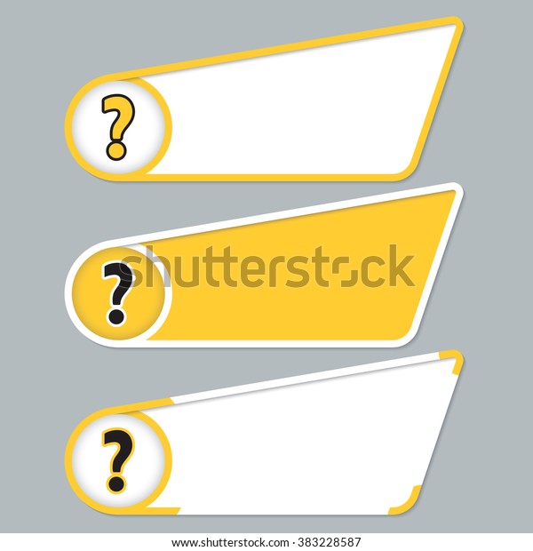 Yellow Boxes Your Text Question Mark: เวกเตอร์สต็อก (ปลอดค่าลิขสิทธิ์ ...