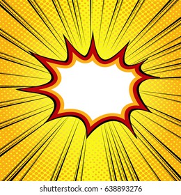 Yellow Burst Background Stock Vector (Royalty Free) 638893276 ...