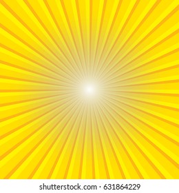 Yellow Burst Background Vector Illustration Stock Vector (Royalty Free ...
