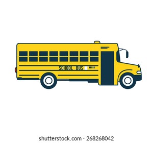 Yellow Bus Vector Illustration Stock Vector (Royalty Free) 268268042 ...