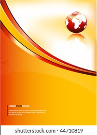 Yellow Business Background Stock Vector (Royalty Free) 44710819 ...
