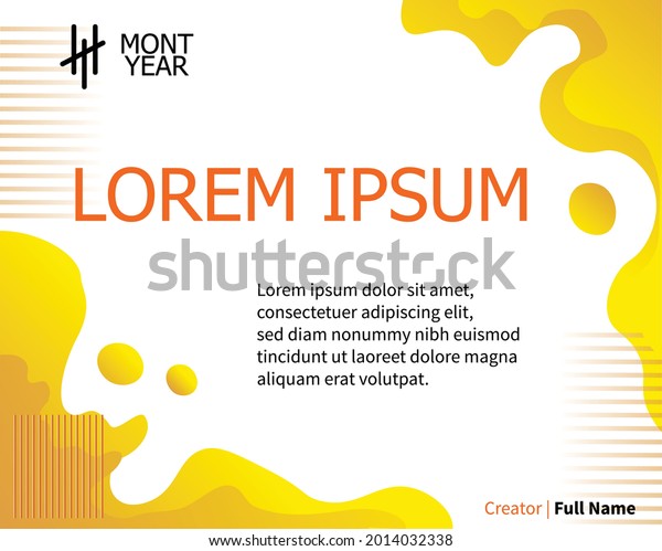 Yellow Catchy Banner Design Templates Stock Vector (Royalty Free ...
