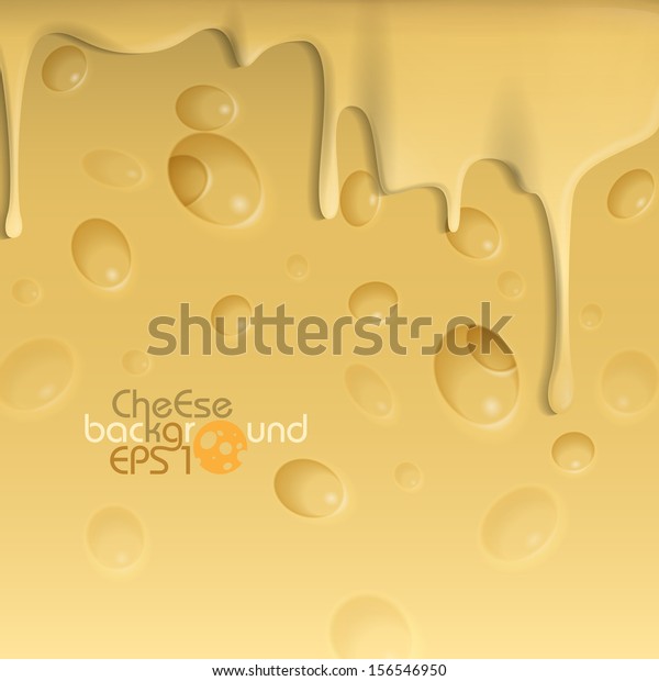 Yellow Cheese Background Vector Illustration Eps Stock Vector (Royalty ...