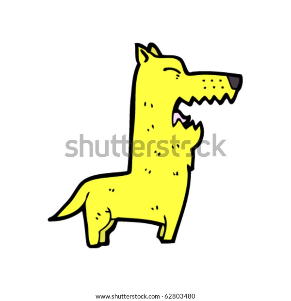 Yellow Dog Cartoon Stock Vector (Royalty Free) 62803480 | Shutterstock