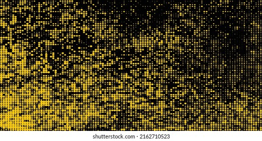 Yellow Dot Black Background Stock Vector (Royalty Free) 2162710523 ...
