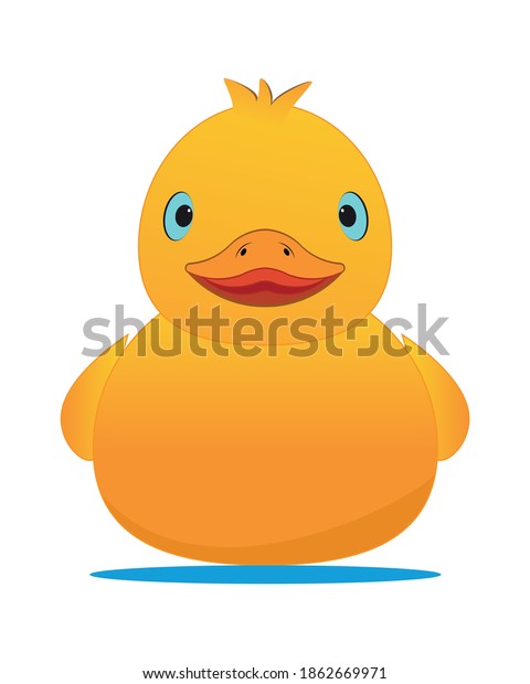 Yellow Duck Drawing Cartoon Vector Stock Vector (Royalty Free ...