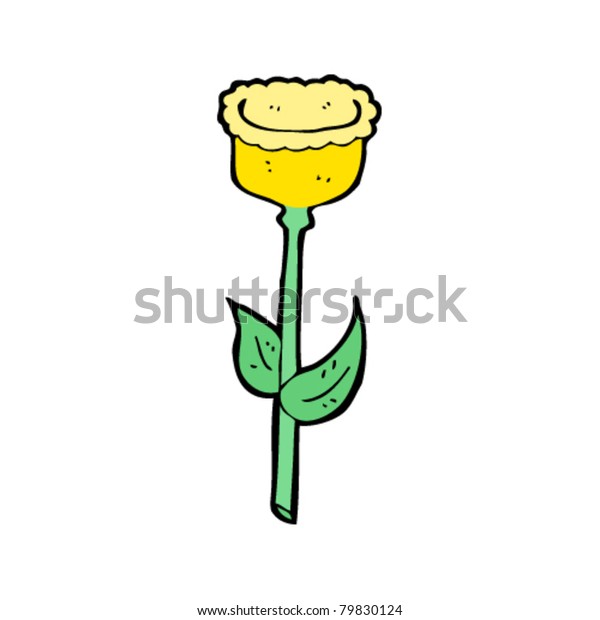 Yellow Flower Cartoon Stock Vector (Royalty Free) 79830124 | Shutterstock