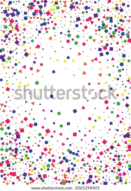Yellow Flying Square Illustration Scattered Star Stock Vector (Royalty ...