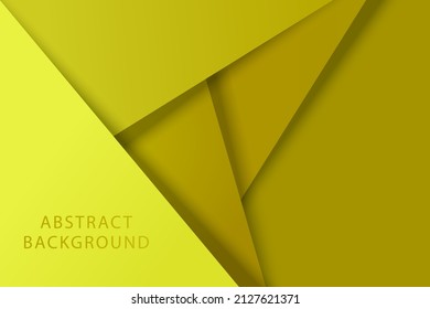 Yellow Geometric Background Vector Illustration Stock Vector (Royalty ...