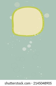 Yellow Green Title Frame On Khaki Stock Vector (Royalty Free ...