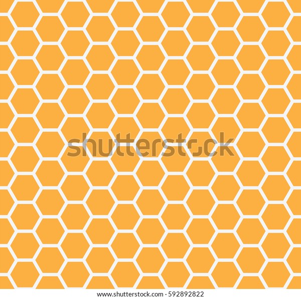 Yellow Honey Comb Graphic Stock Vector (Royalty Free) 592892822