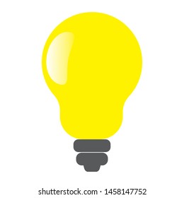 Yellow Light White Background Stock Vector (Royalty Free) 1458147752 ...