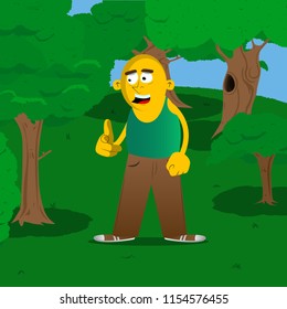 Yellow Man Praying Hands Vector Cartoon: เวกเตอร์สต็อก (ปลอดค่า ...