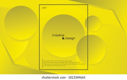 Yellow Matrix Space Abstract Background Stock Vector (Royalty Free ...