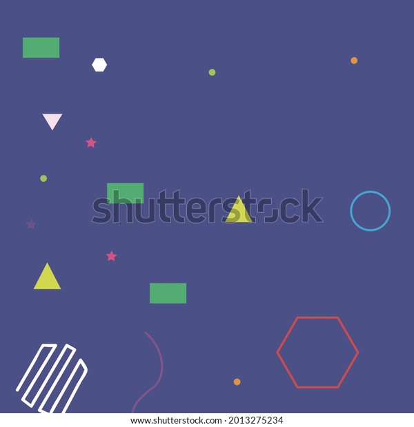 Yellow Pink Grey Vector Illustration Red Stock Vector (Royalty Free ...