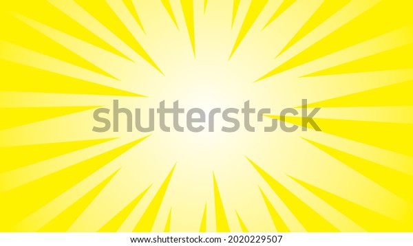 Yellow Pop Art Background Retro Cartoon Stock Vector (Royalty Free ...