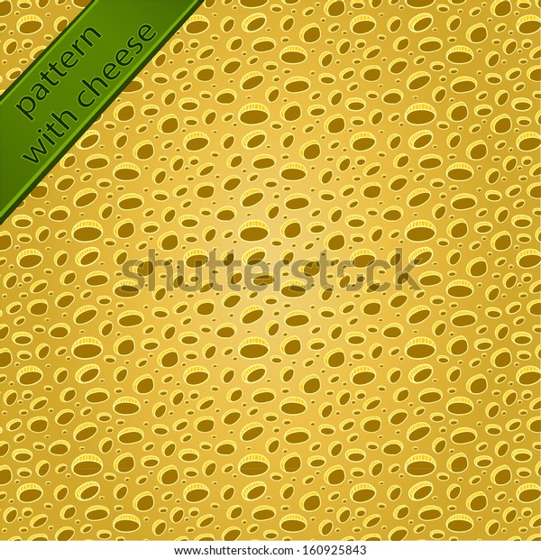 Yellow Porous Cheese Seamless Texture Vector Stock Vector (Royalty Free ...