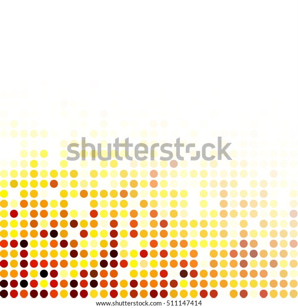 Yellow Random Dots Background Creative Design Stock Vector (Royalty ...
