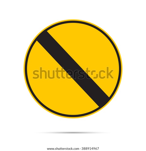 Yellow Road Signs Design Stock Vector (Royalty Free) 388914967 ...