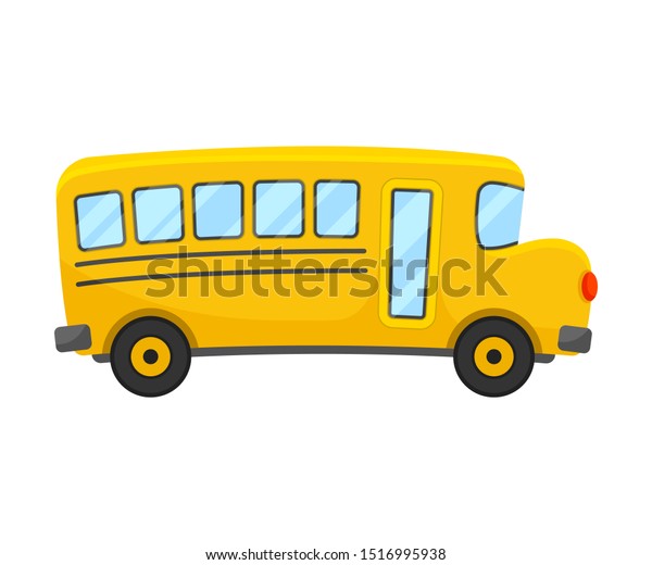 Yellow School Bus Right Side Projection 库存矢量图（免版税）1516995938 | Shutterstock