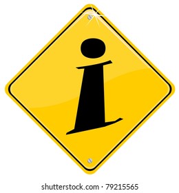 Yellow Sign Info Icon Stock Vector (Royalty Free) 79215565 | Shutterstock