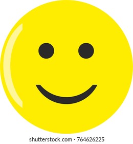 Yellow Smile Symbol Stock Vector (Royalty Free) 764626225 | Shutterstock